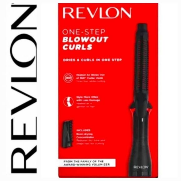 Revlon | Hair | Revlononestep Blowout Curls The Bew Way To Dry Curl In ...